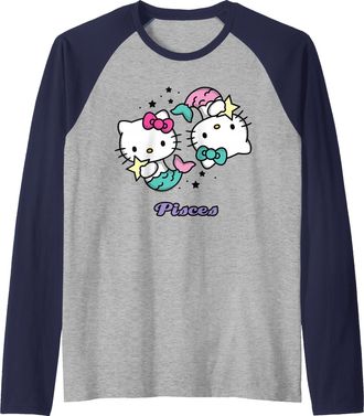 Hello Kitty Pisces Star Sign Raglan