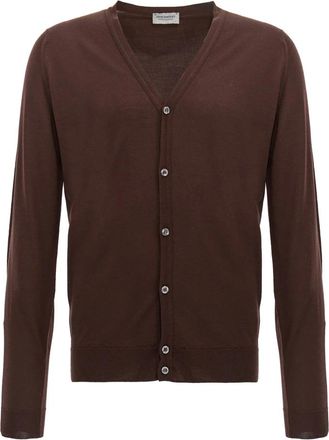 John Smedley Homme, Pulls, Brun, Taille: 2XL Petworth Cardigan