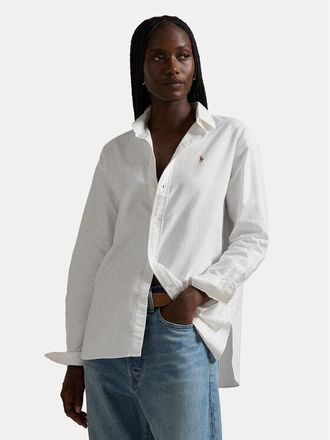 Polo Ralph Lauren Hemd 211956604001 Wei&szlig; Relaxed Fit