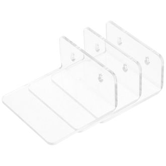 Hemobllo Sewroro Transparenter Wandblumentopfst&auml;nder 3 St&uuml;ck aus Robustem Acryl Selbstklebendes Pflanzenregal f&uuml;r Fenster Platzsparende Wandhalterung f&uuml;r Blume