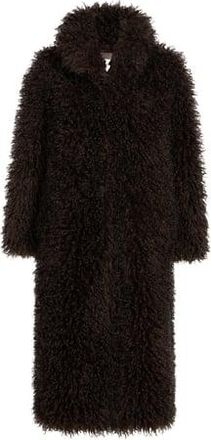 Saison 1865 Manteau col montant aspect shearling