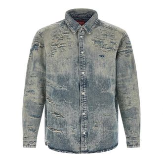Diesel D-Simply Shirt - - Shirts - Herren - Blau - XL