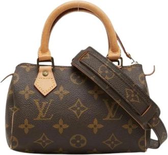 Louis Vuitton Sac &agrave; main Mini Speedy Monogram Pre-owned - Femme - Pre-owned - Brun - Taille: ONE Size