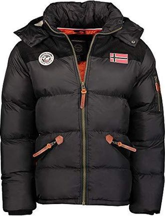 Geographical Norway Doudoune Noire Homme Celian,XL,Noir