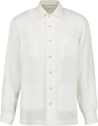 Brunello Cucinelli Homme, Chemises, Blanc, Taille: M Casual Chemises