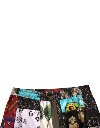 Dolce & Gabbana Patchwork Cargo Bermuda Shorts - Multicolor