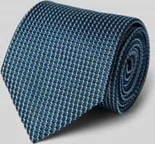 HUGO BOSS Seidenkrawatte mit Strukturmuster