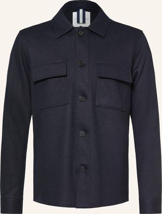 Profuomo Profuomo Flanell-Overshirt blau