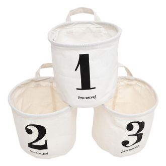 Cabilock 3 St&uuml;ck T&uuml;rh&auml;ngetaschen aus Baumwolle Leichte Aufbewahrungstaschen f&uuml;r Kleinteile Wandorganizer f&uuml;r Haushalt und Schrank H&auml;ngende Aufbewahrung f&uuml;r Woh