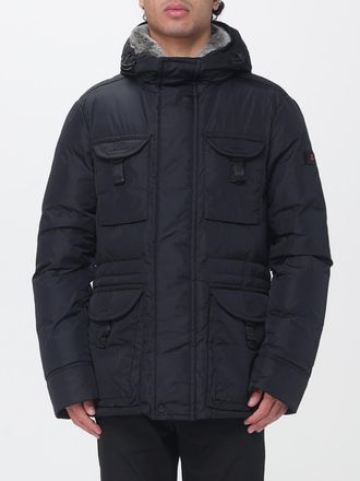 Peuterey Veste matelass&eacute;e Aiptek en nylon avec col en fourrure amovible
