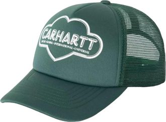 Carhartt Work in Progress unisex, Accessoires, Vert, Taille: ONE Size Cloud Heart Trucker Cap