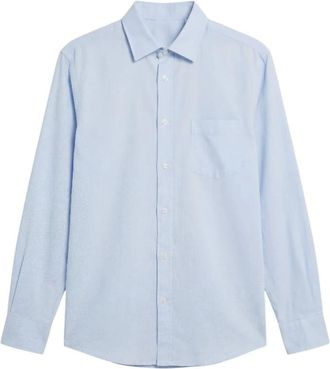 Hartford Homme, Chemises, Bleu, Taille: XL Paul Pocket Shirt