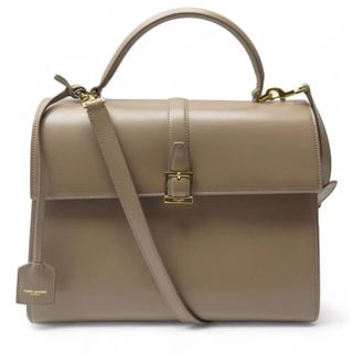 Saint Laurent Crossbody Bags - SAINT LAURENT LE FERMOIR TOP HANDLE TASCHEN 674988 - Gr. unisize - in Taupe - f&uuml;r Damen