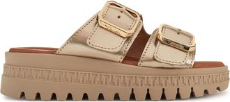 Tamaris Pantoletten Tamaris 1-27202-44 Goldfarben