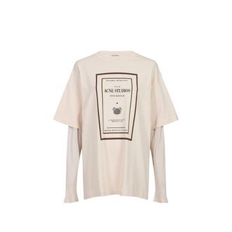 Acne Studios T-shirt imprim&eacute; oversize en coton