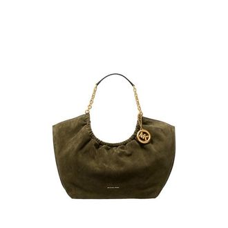 Michael Kors Sac &agrave; main &agrave; d&eacute;tail chaine et logo m&eacute;tallique en cuir
