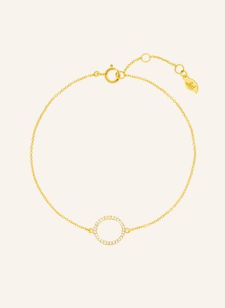 Leaf Armband Circle Aus 18 Karat Gelbgold Mit Diamanten gold