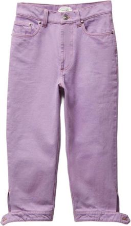 Versace Femme, Jeans, Violet, Taille: W26 Jean Capri