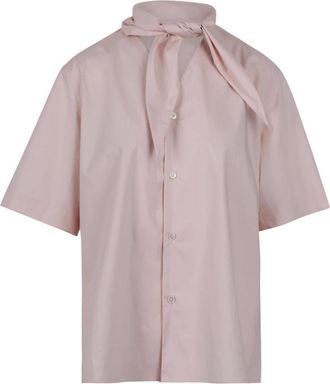 Plan C Plan C, Femme, Blouses et Chemises, Rose, Taille: 44 FR Chemise avec au cou