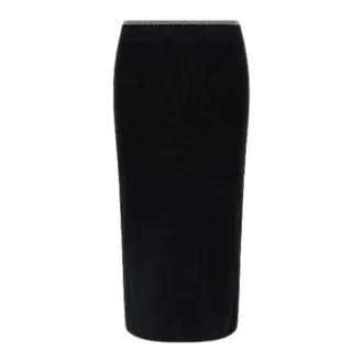 Pinko Pinko, Femme, Jupes, Noir, Taille: 40 FR Nuova Guinea Skirt