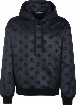 Dolce & Gabbana Hoodie - - Sweatshirts & Hoodies - Herren - Schwarzk - L