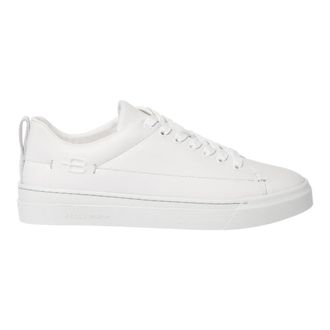 Baldinini Wei&szlig;er Leder-Sneaker - - Shoes - Herren - Wei&szlig; - 41 EU