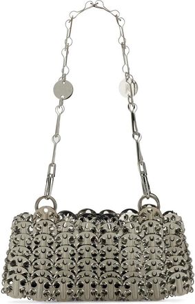 Paco Rabanne Womens Shoulder Bag Xtra 69 Silver Steel