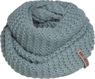 Knit Factory Alex Loop Schal - Schlauchschal - Winterschal - Rundschal - Herrenschal - Damenschal - Wollschal - Grob gestrickten Rippenmuster - Für Damen und Herre