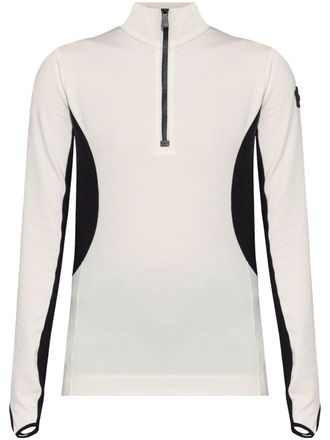 Moncler Skioberteil in Colour-Block-Optik - Weiß