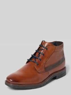 Bugatti Schn&uuml;rschuhe aus echtem Leder Modell Mero