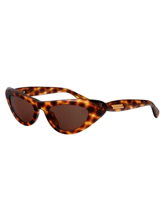 Bottega Veneta Womens Sunglasses Bv1450s Havana Acetate
