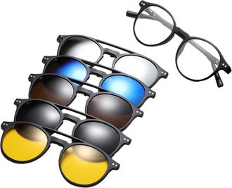 Generico Magnetische Sonnenbrille f&uuml;r Damen: polarisiertes Rahmendesign, leichte und elegante Brille, Zubeh&ouml;r f&uuml;r UV-Schutzbrillen, f&uuml;r das Fahren w&auml;hrend des 
