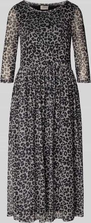 robe légère Midikleid mit Allover-Animal-Print