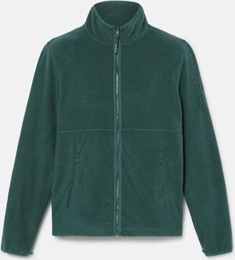 Timberland Polar-Fleecejacke mit durchgehendem Rei&szlig;verschluss f&uuml;r Herren in Dunkelgr&uuml;n, Herren, Gr&uuml;n, Gr&ouml;&szlig;e