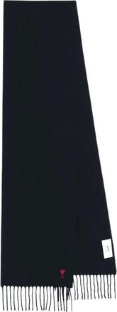 Ami Homme, Accessoires, Noir, Taille: ONE Size Sciarpa