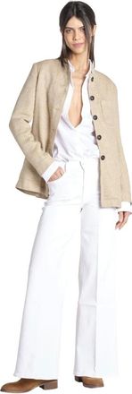 Massimo Alba Femme, Vestes, Beige, Taille: 42 FR Veste Baliw