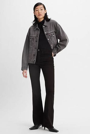Levi's 726 High Rise Flare Jeans - Damen - Schwarz / Schwarz