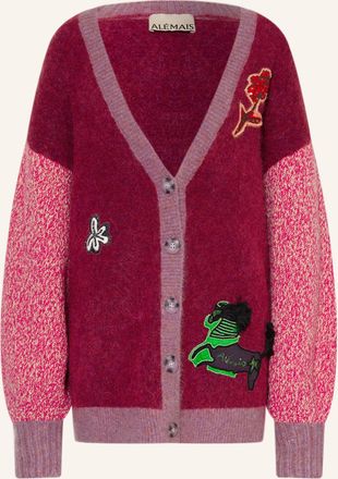 Alemais Al&eacute;mais Oversized-Strickjacke Mlak Mit Mohair Und Alpaka rot