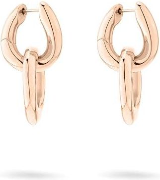 Liebeskind Boucles doreilles LJ-1678-E-31 en acier inoxydable or rose IP, 3,1 cm, Acier inoxydable, Pas de gemme