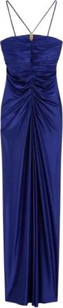 Max Mara Femme, Robes, Bleu, Taille: 38 FR Viscose Jersey Dress