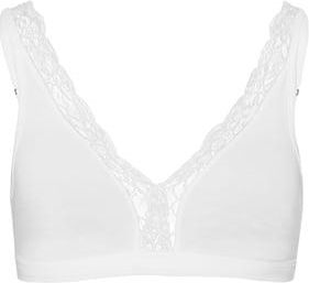Hanro Soutien-gorge sans armature avec dentelle