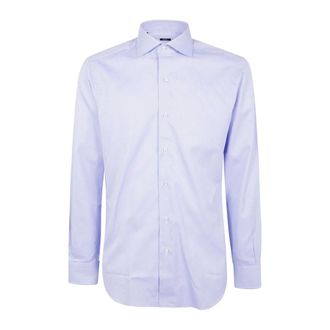 Barba Homme, Chemises, Bleu, Taille: 4XL Dress Shirt