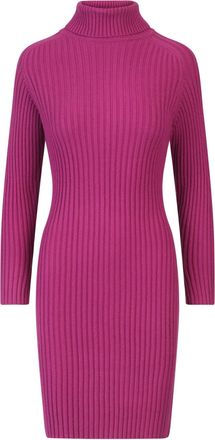 Apart Fashion APART Rippenstrickkleid mit Rollkragen, lila, 36