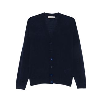 Canali Homme, Pulls, Bleu, Taille: M Cardigan col en V