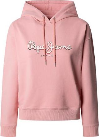 Pepe Jeans London Maddy Hoodie Maillot de surv&ecirc;tement, Rose (Rose d&eacute;lav&eacute;), L Femme
