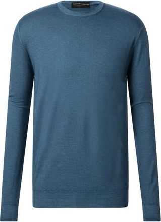 FILIPPO DE LAURENTIIS Homme, Pulls, Bleu, Taille: XL Maille ras du cou