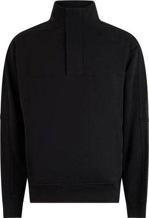 HUGO BOSS Homme, Sweatshirts et sweats &agrave; capuche, Noir, Taille: M SweaT-shirt en coton avec col haut et zip