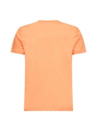 Polo Ralph Lauren Mens Pompano Orange Jersey Crewneck T-Shirt Cotton T-Shirts And Polos