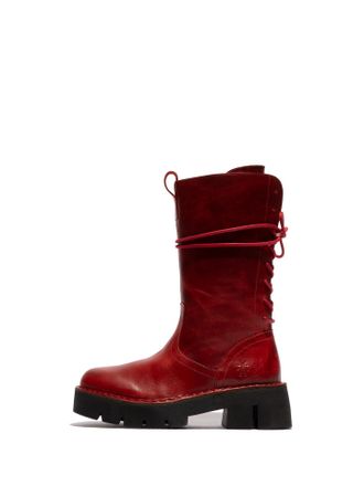 FLY London Fly London Damen Berf160fly Fashion Boot, Rot, 37 EU