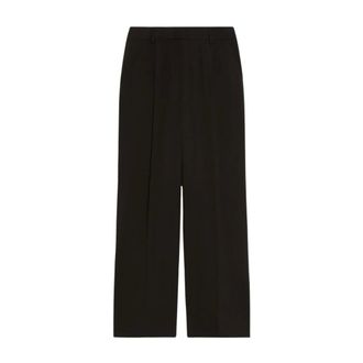 Max Mara Visivo Pant Bukse - Femme - Pantalons - Noir - Taille: 42 FR